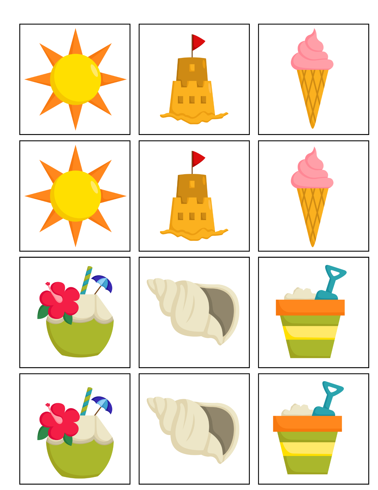 Summer Patterning Cards – Lillian's Handmade