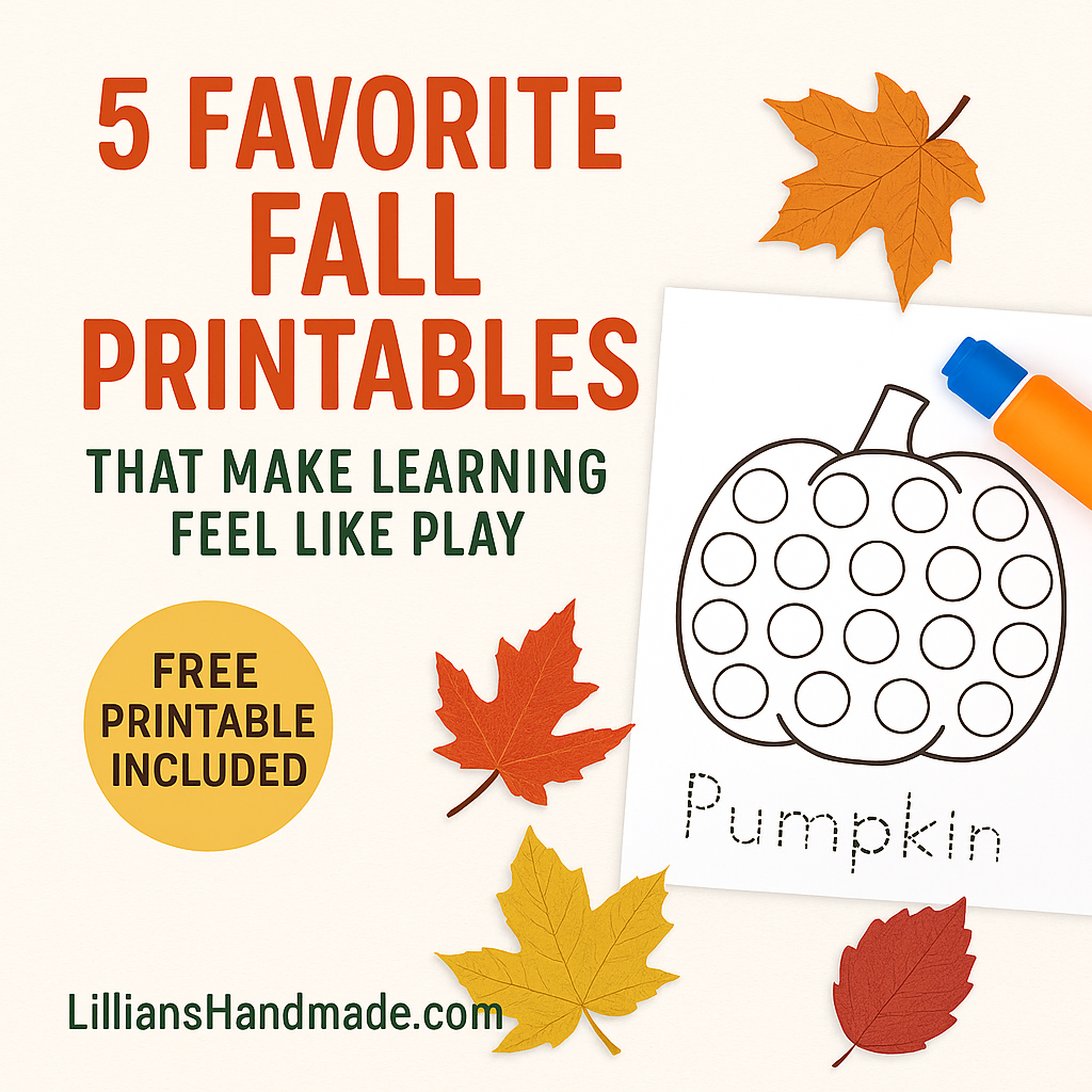 5 Fun Fall Printables to Make Learning Feel Like Play